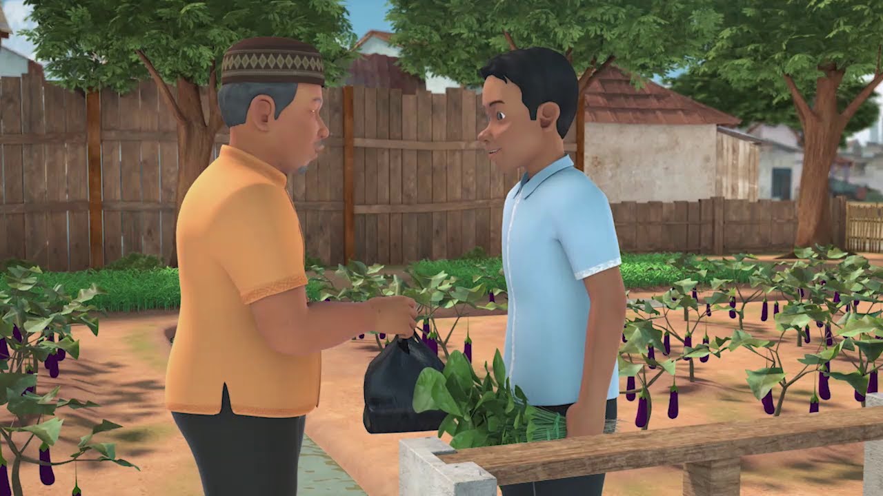 Berbagi Sayur Mayur Hasil Panen | Adit & Sopo Jarwo - YouTube