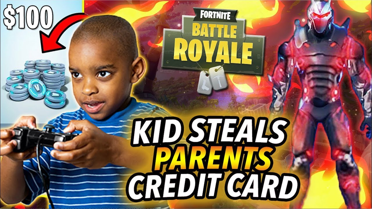 KID SPENDS $100 ON V-BUCKS WITH PARENTS CREDIT CARD WITHOUT THEM ...