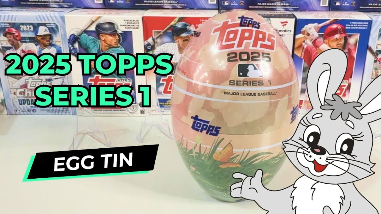 Easter Rip & Face Reveal 🐰 2025 Topps Series 1 Easter Egg Tin - YouTube