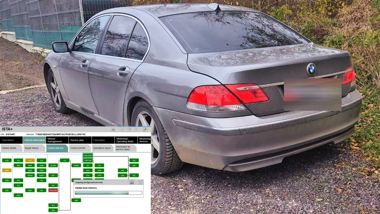 ISTA pe BMW Seria 7 E65 ( Citire Erori si Injectoare ) - YouTube