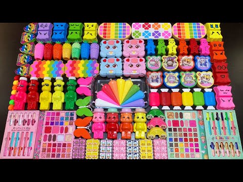 RELAXING WITH CLAY PIPING BAGS VS GLITTER VS MAKEUP ! Mixing Random Things Into Slime #6800