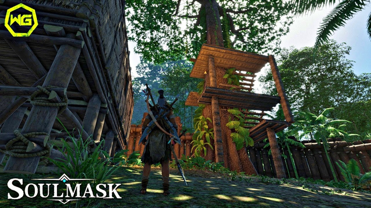 Soulmask - Building the tree house - YouTube