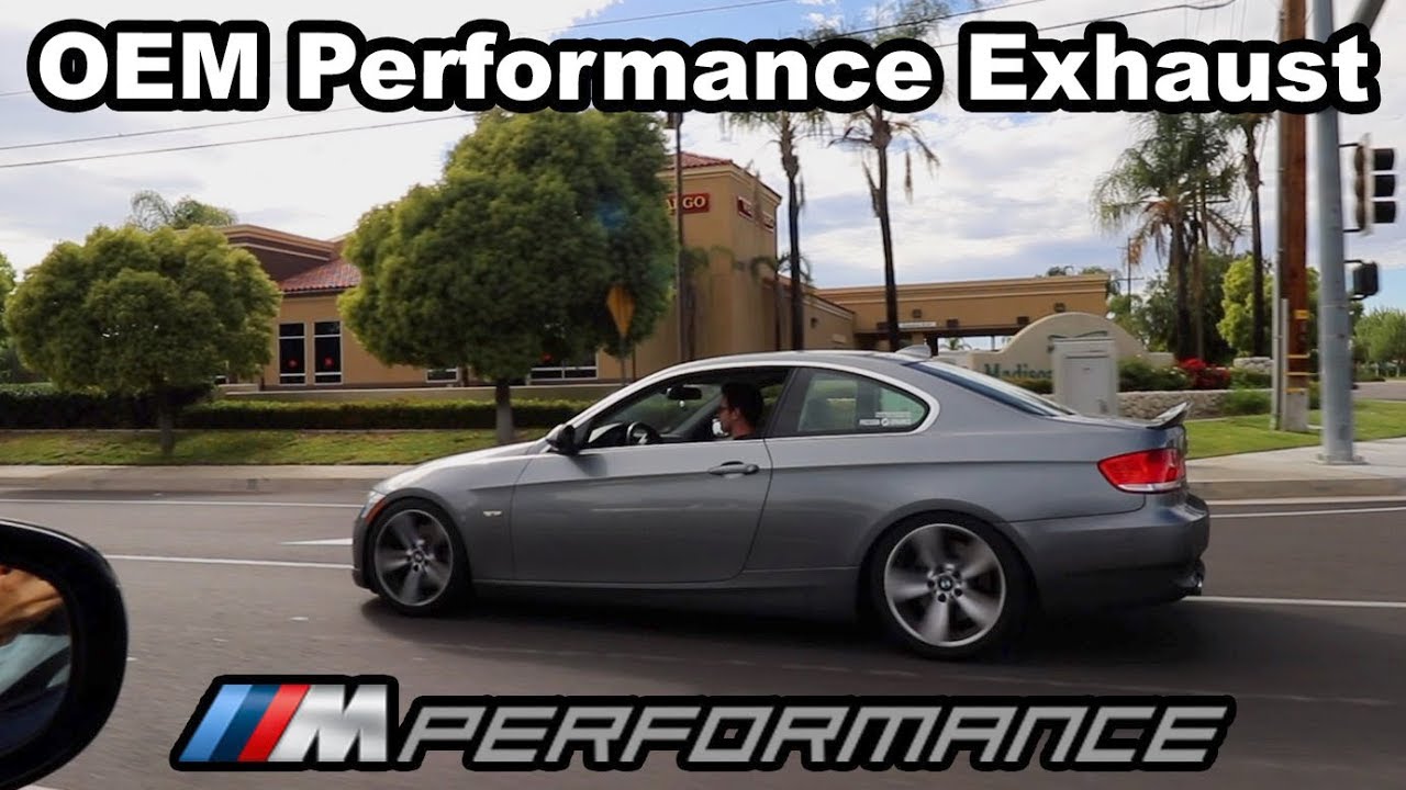 BMW Performance Exhaust - Pure N54 sounds (Revs, acceleration) - YouTube