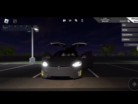 Tesla Model X light show (Roblox) - YouTube