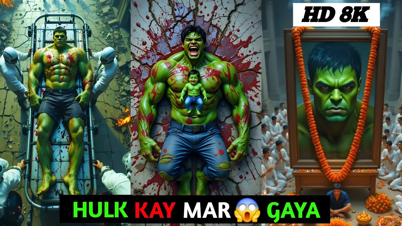 HULK KI DEATH? 😭 | Full Scene | Superhero Sad Ending #hulk #spiderman # ...