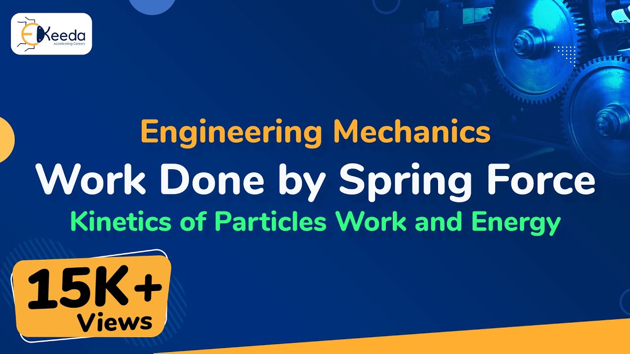 Work Done by Spring Force - Kinetics of Particles Work and Energy ...