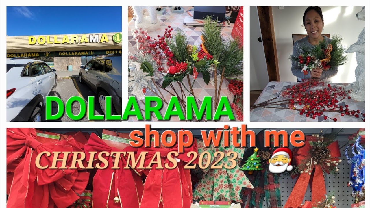 🎄🇨🇦DOLLARAMA CHRISTMAS 2023||SHOP WITH ME||BROWSE WITH ME||BUDGET DECOR ...