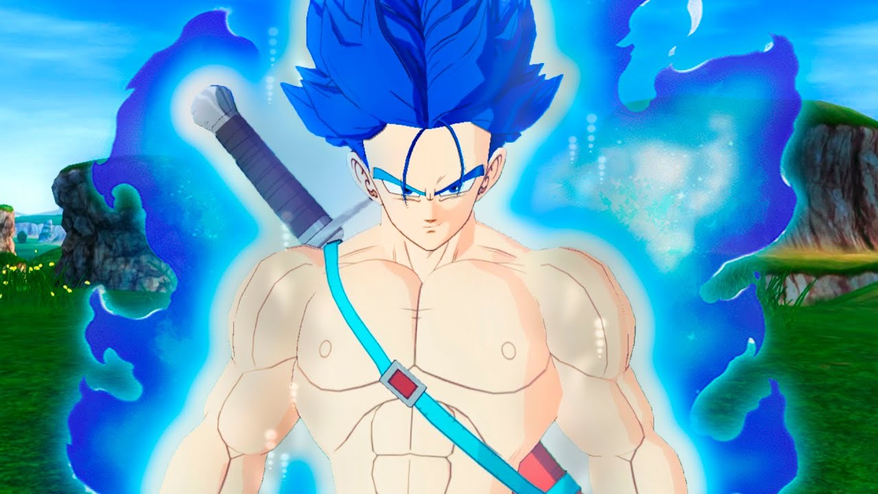 Dragon Ball Raging Blast 1: Trunks SSB Evolution ( Port By LBfury ...