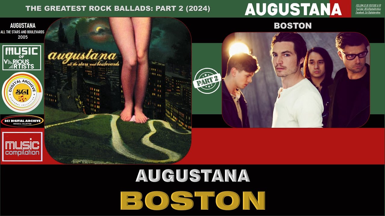 C20. AUGUSTANA · BOSTON · with lyrics on screen - YouTube