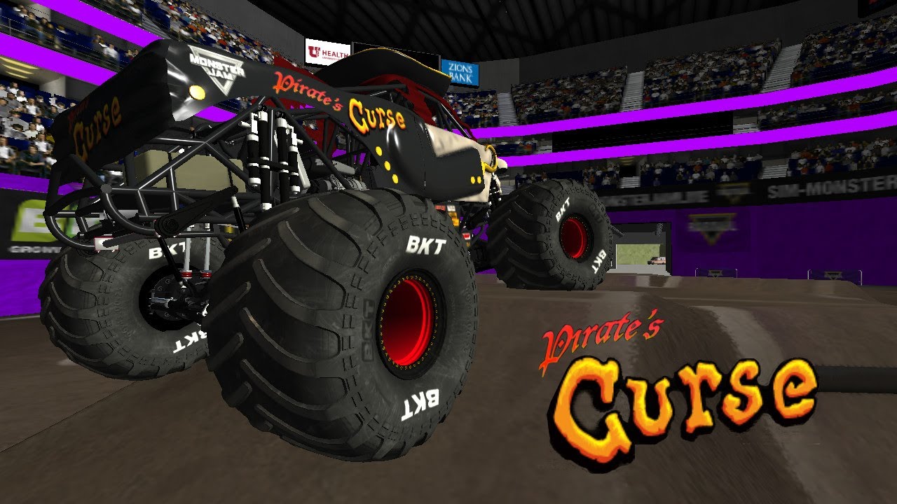 Rigs of Rods Monster Jam Pirate's Curse Freestyle Salt Lake - YouTube