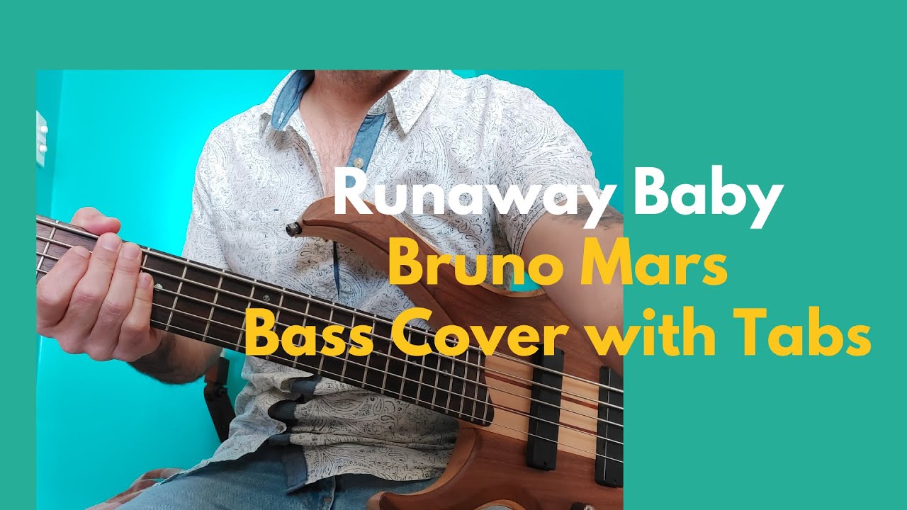 Runaway Baby - Bruno Mars [Bass cover with Tabs] - YouTube