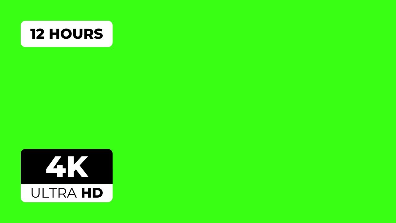 Neon Green Color Screen Night Light 4K (12 Hours, No Ads) - YouTube