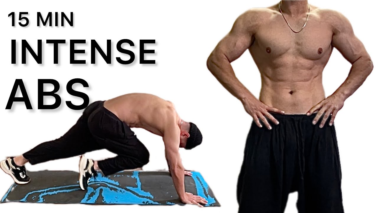 15 MIN INTENSE AB WORKOUT AT HOME - YouTube