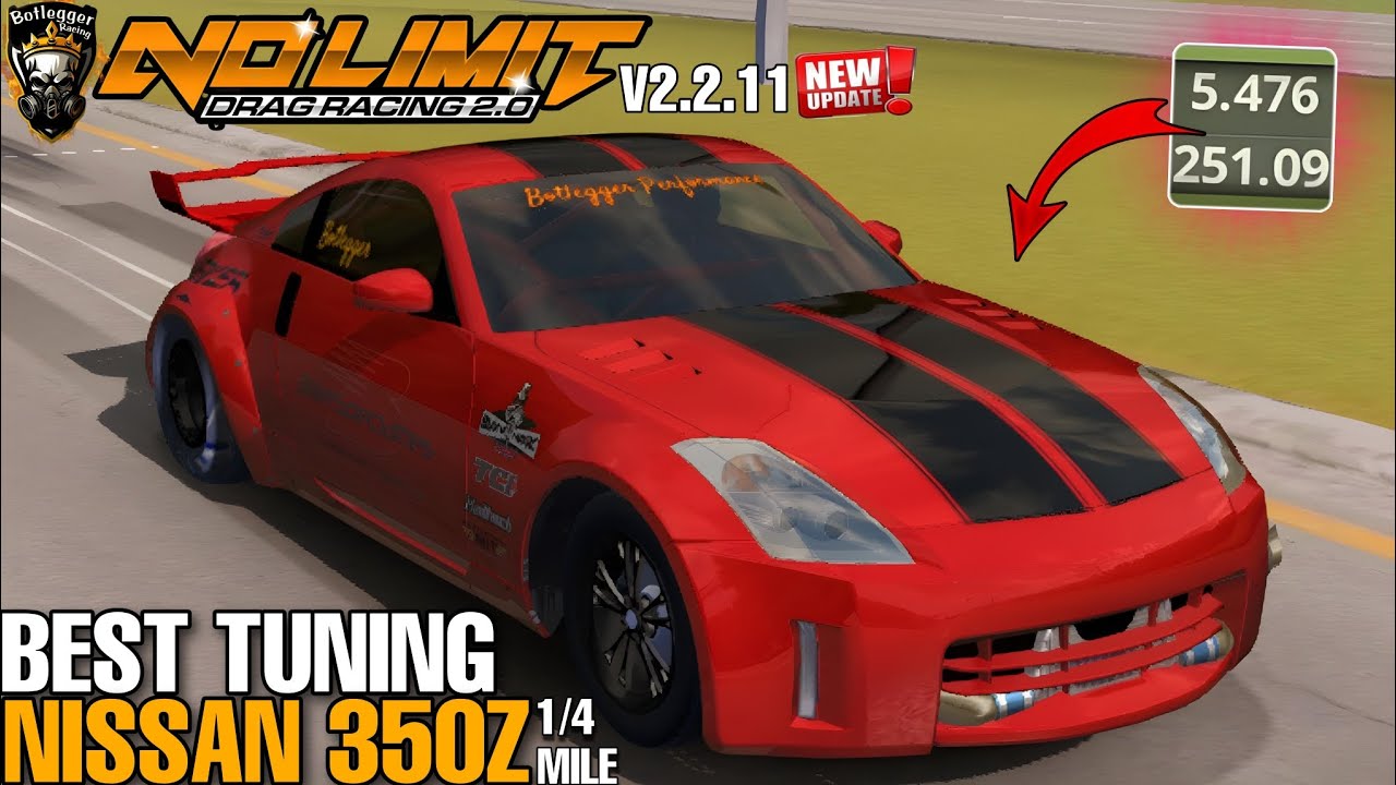 Fastest Nissan 350Z Tuning 5.4 second in 1/4 mile No limit drag racing ...