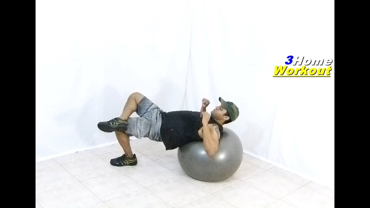 Fitness at Home BUTT EXERCISE (Advanced Ball Exercise) - YouTube