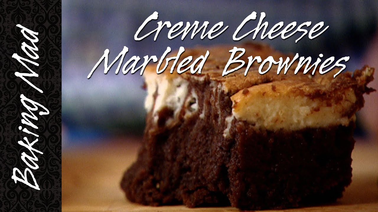 Baking Mad Monday: Cream Cheese Marbled Brownies - YouTube
