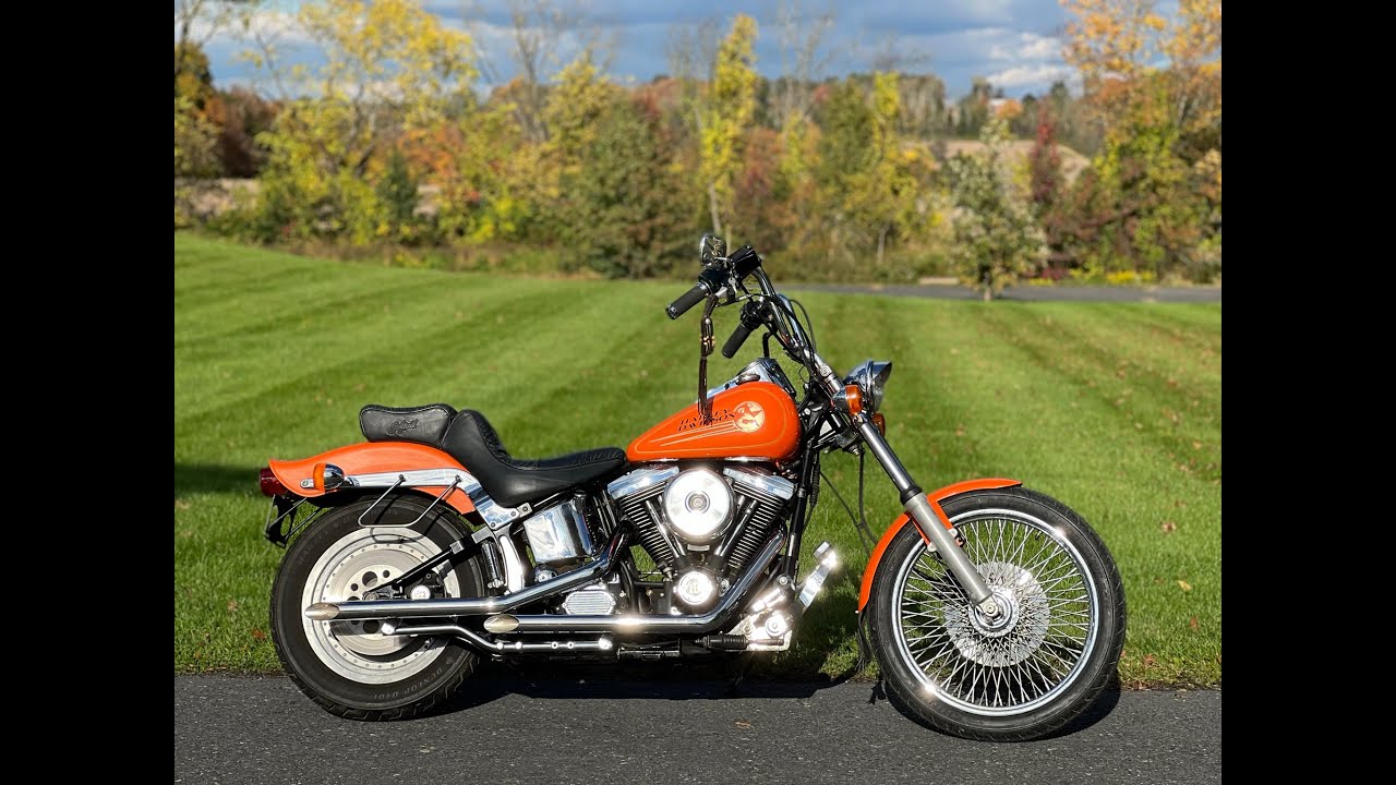 1993 Harley-Davidson Softail Standard FXST 80" Evo 5-Speed 36,220 Miles ...