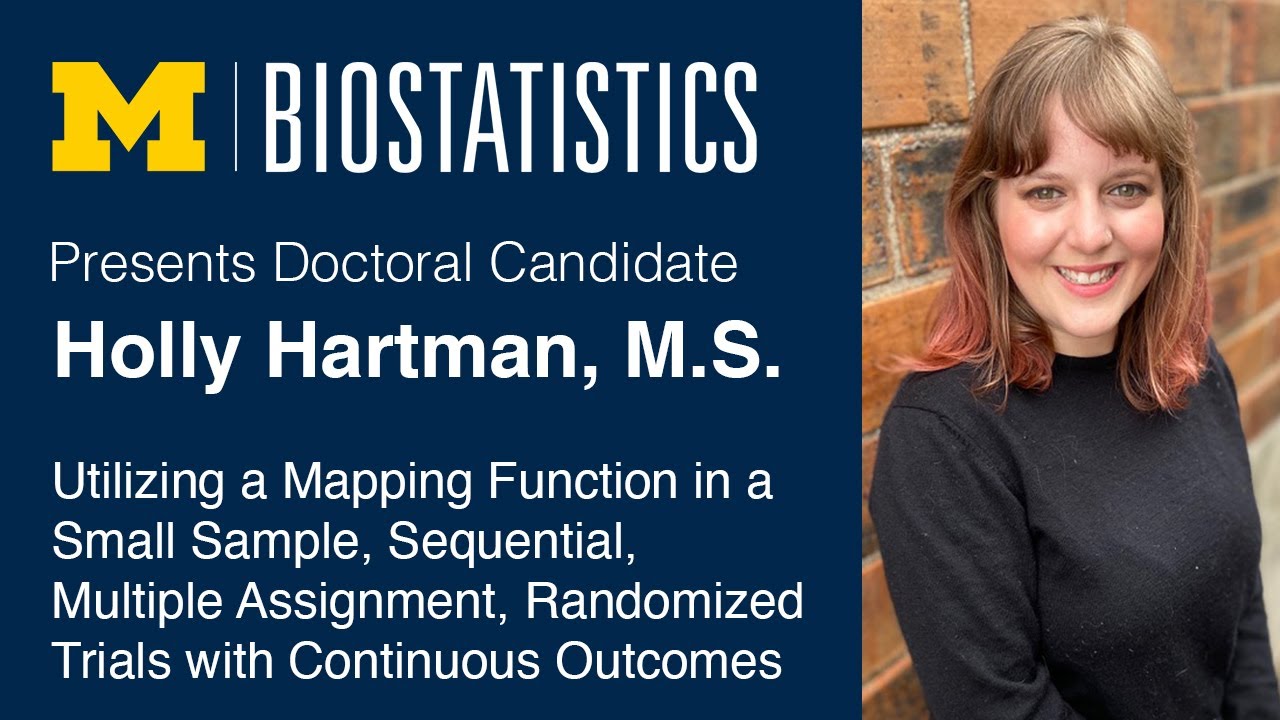 Michigan Biostatistics Presents a seminar with Holly Hartman, MS - YouTube