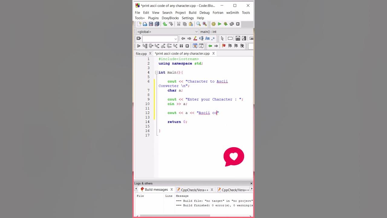 🔥 How to Find the ASCII Value of a Character in C++ | Programming Basics 🚀 - YouTube
