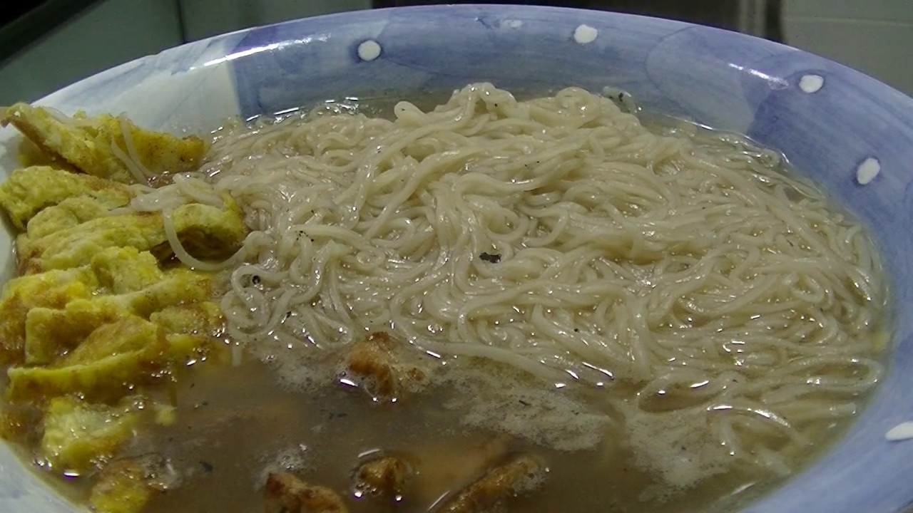 How to make pork mee sua ramen, ASMR - YouTube