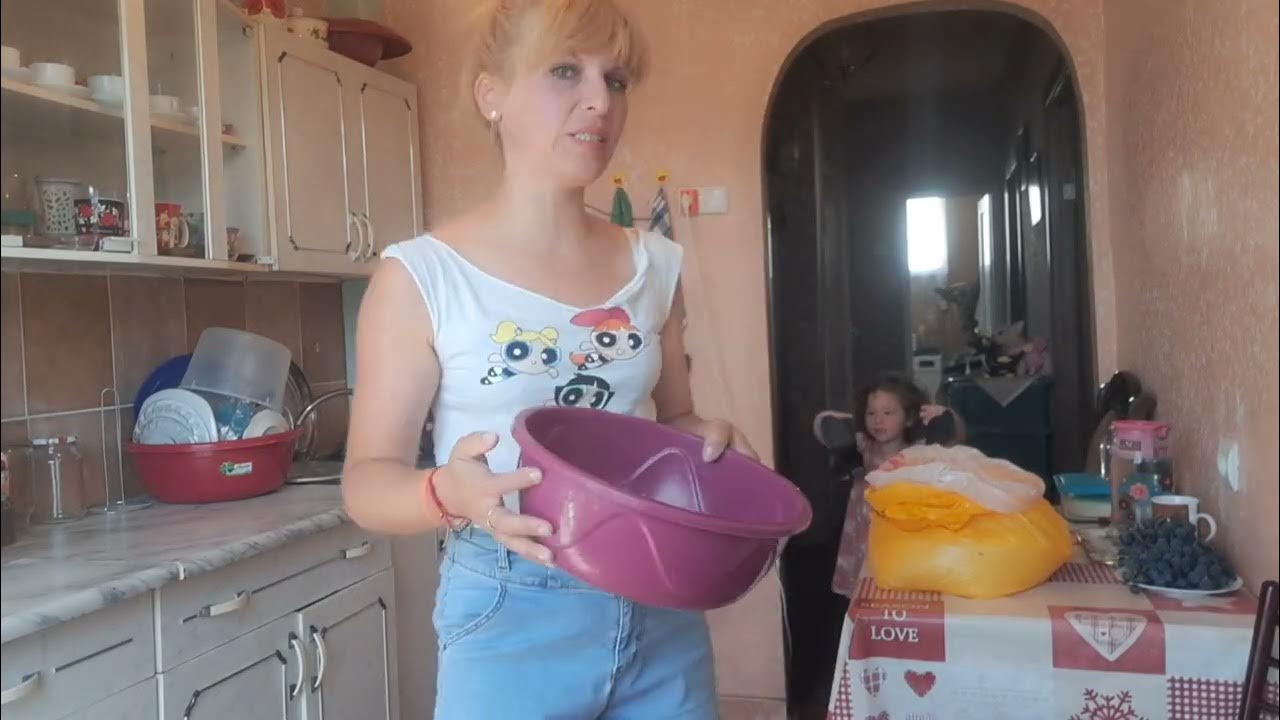 18 აგვისტო დილის სამზადისი ღომი🥰სულგუნი სალათი საცივი ცივი ყავა