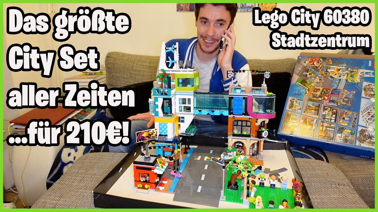 Das GRÖSSTE City Set für 210€...🌇 ☆ Lego City Stadtzentrum 60380 - YouTube