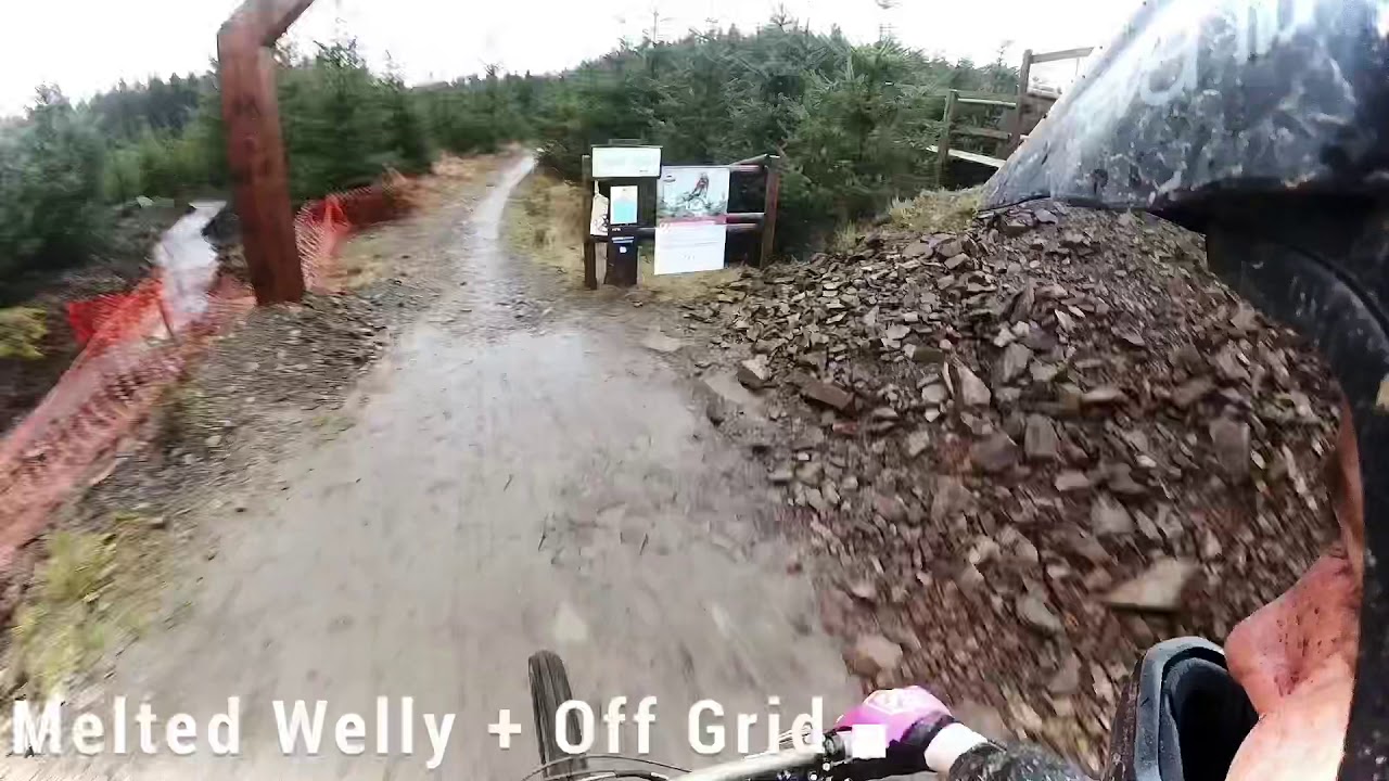 Bike Park Wales / Melted Welly + Off Grid - GoPro Session 4 / Orange ...