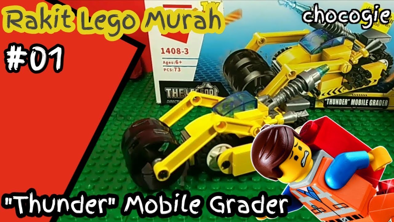 Rakit "Lego" Murah #01| Thunder Mobile Grader - YouTube