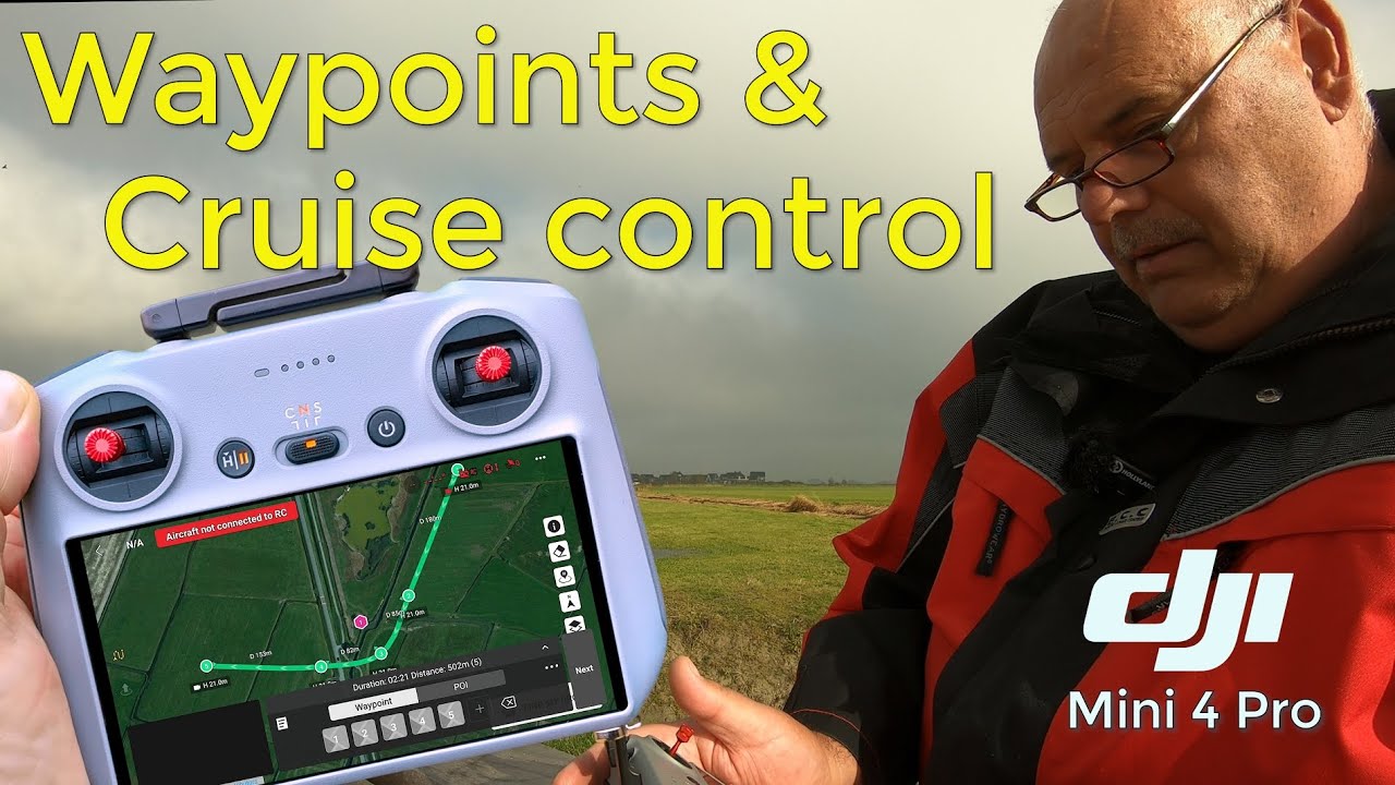 DJI Mini 4 Pro Waypoint mission, cruise control, advanced return to ...