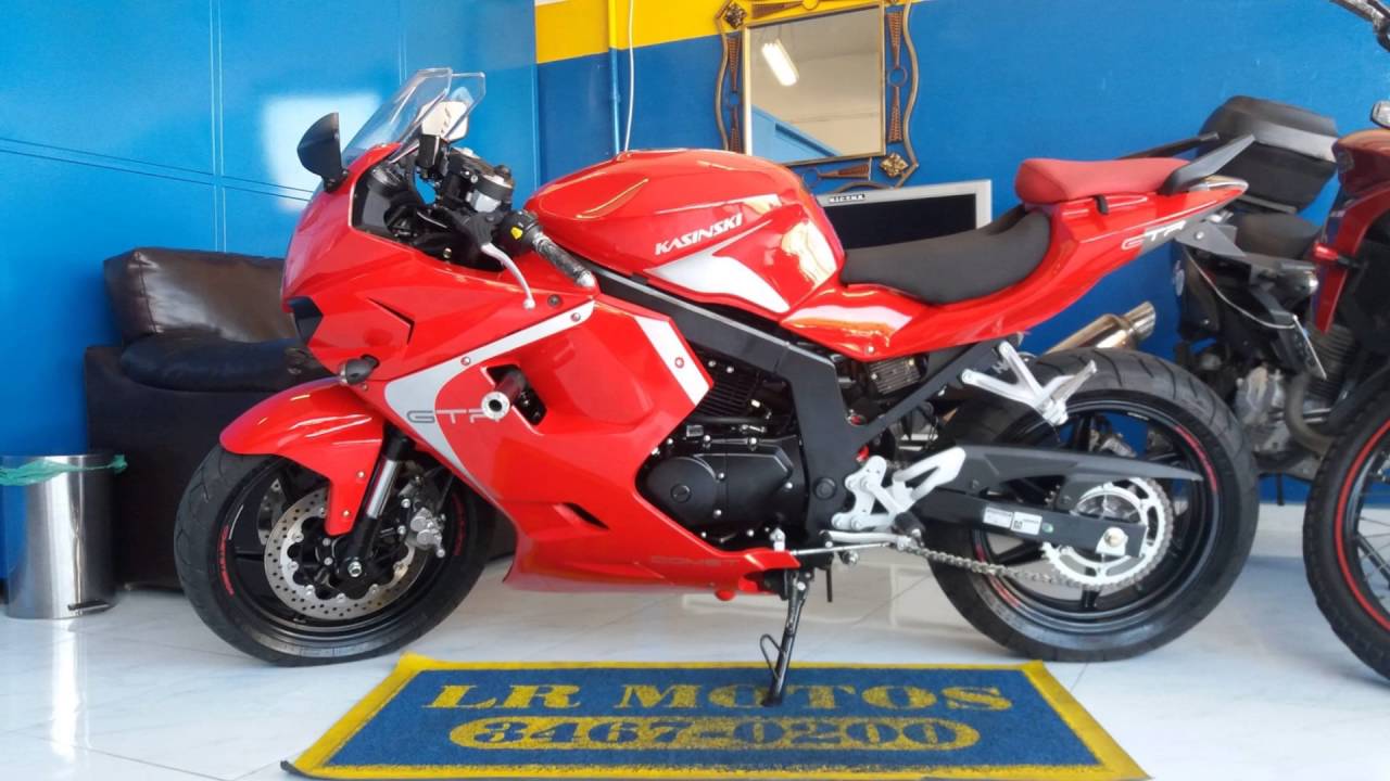 LR Motos - Vende-se Kasinski Comet GT 250R Vermelha 2012-2013 - YouTube