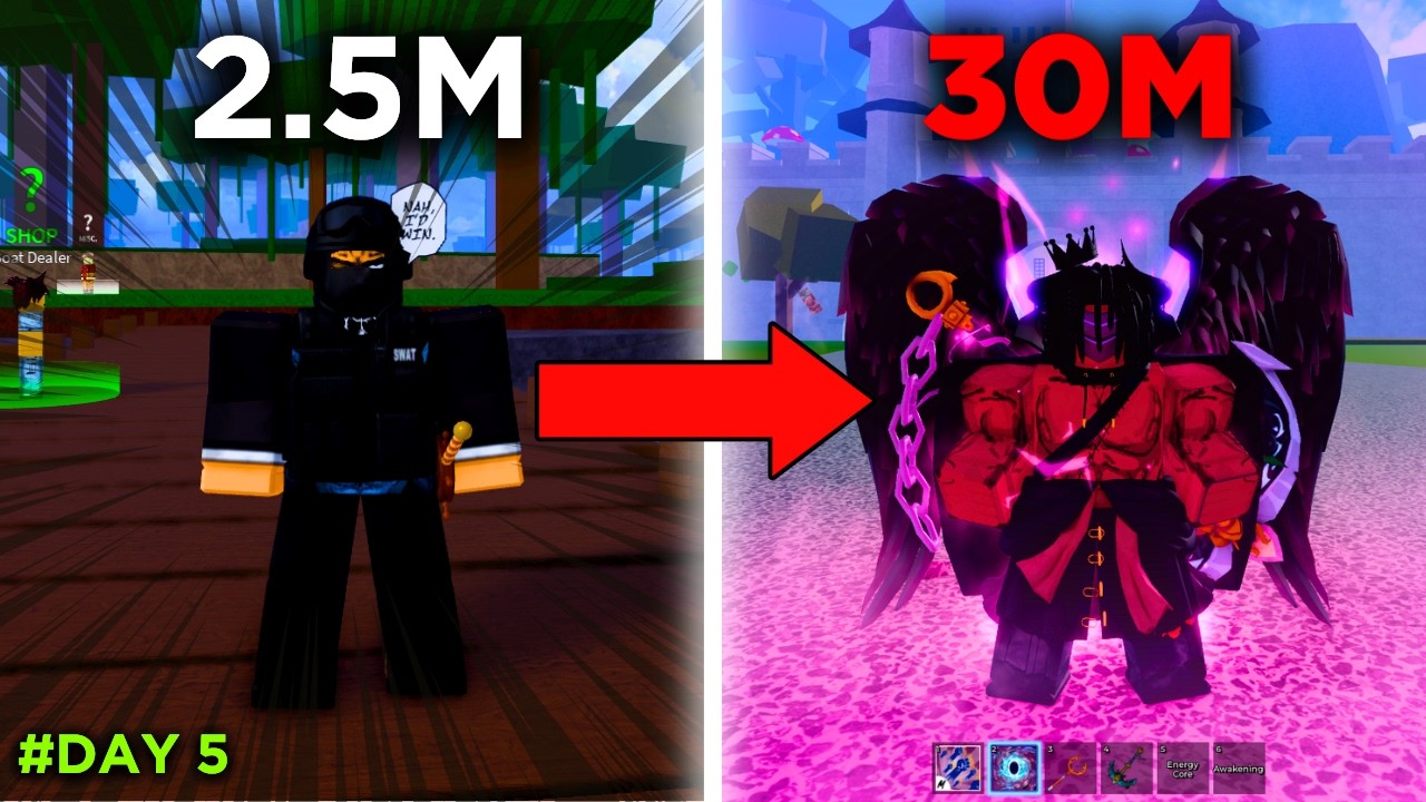 Blox Fruits Getting 30M Bounty with BROKEN COMBOS - YouTube