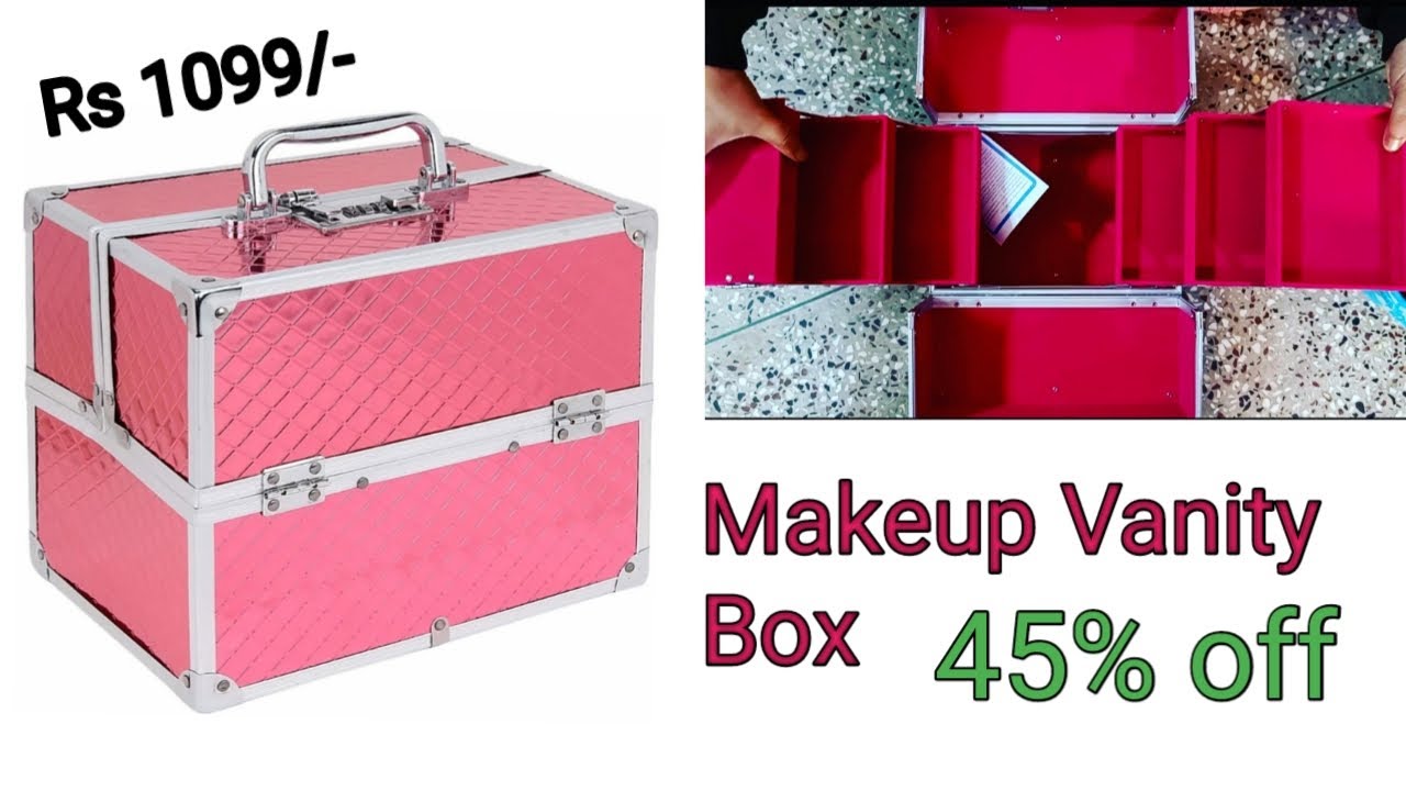 AFFORDABLE & UNIQUE METAL MAKEUP BOX & JEWELLERY VANITY BOX REVIEW ...