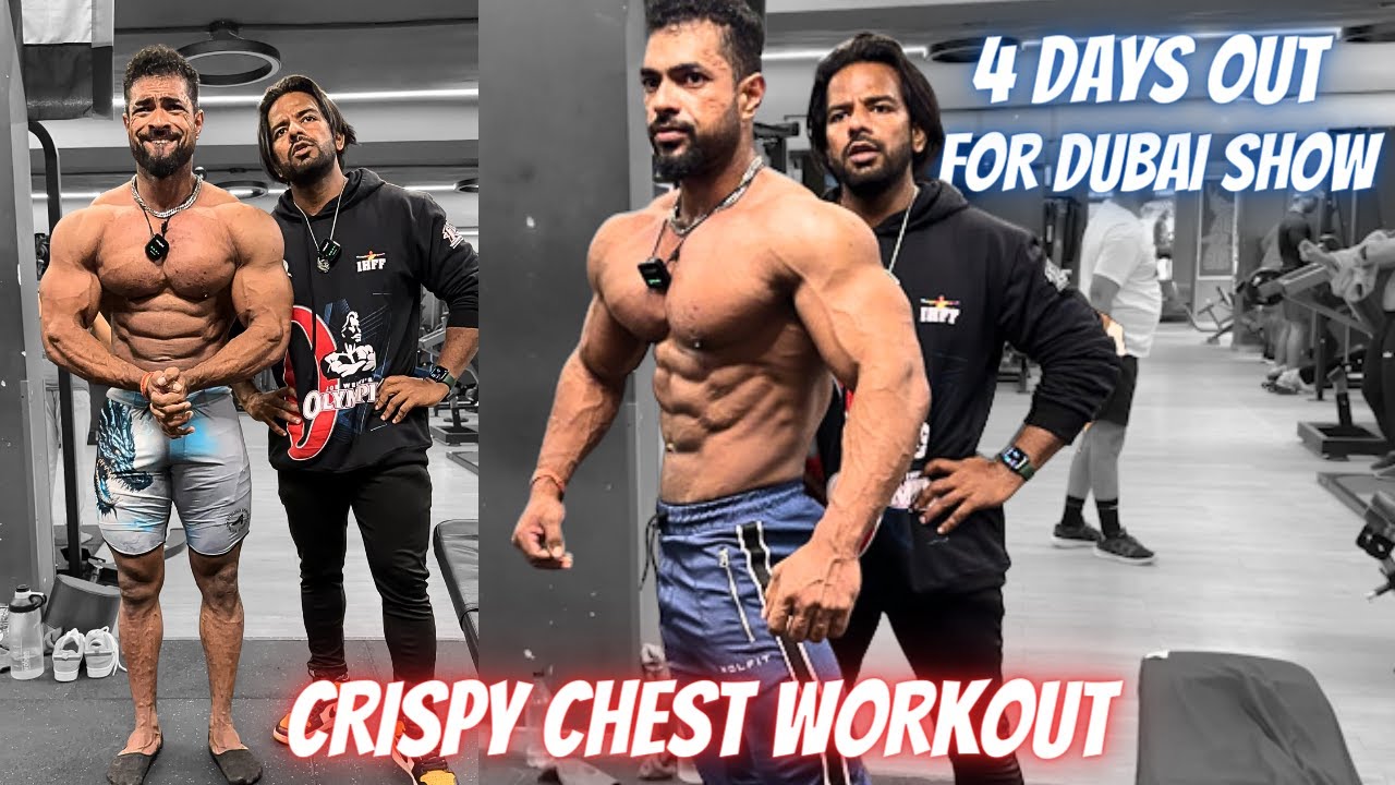 4 DAYS OUT FOR DUBAI SHOW | IFBB PRO SIDDHANT JAISWAL | UNSTOPPABLE SID ...