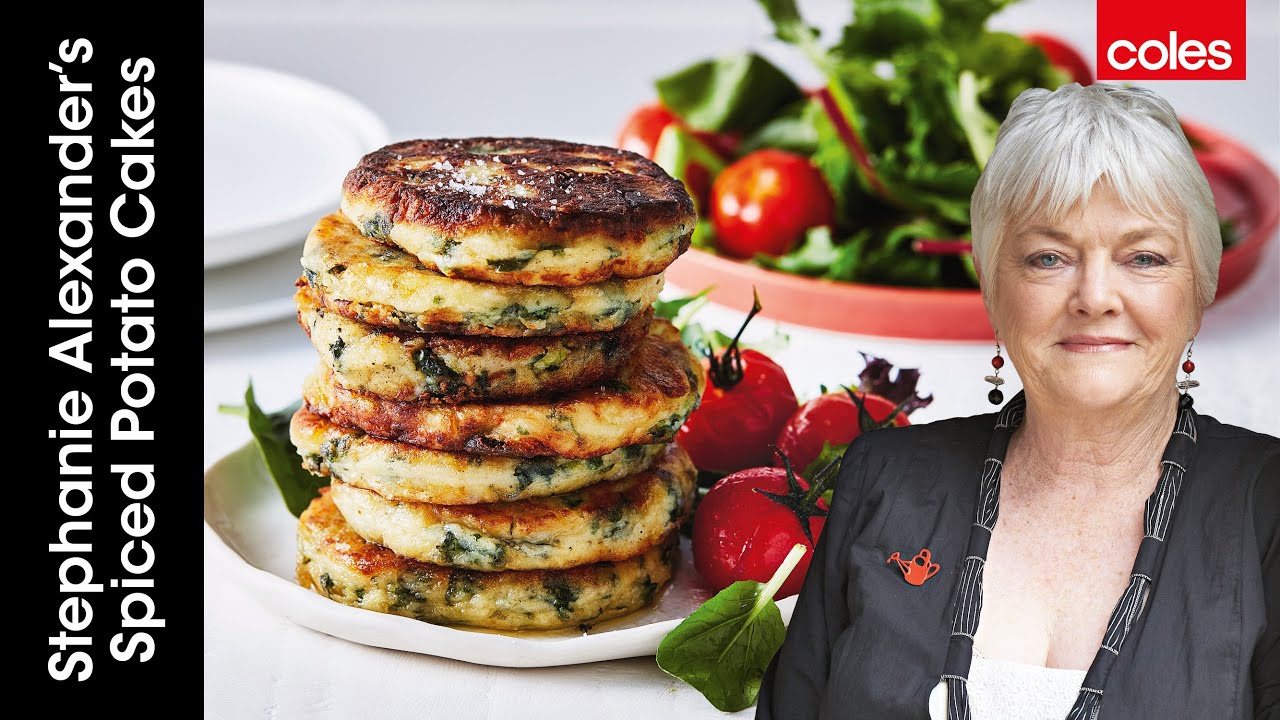 Stephanie Alexander's Spiced Potato Cakes - YouTube