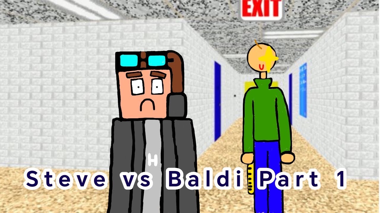 HalloSeVe: Steve Vs Baldi Challenge! - YouTube