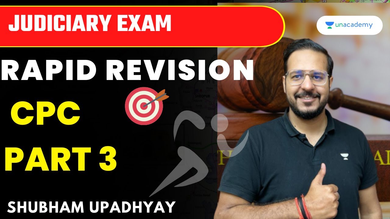 CPC (Code of Civil Procedure) | Part 3 | Rapid Revision | Shubham Upadhyay - YouTube