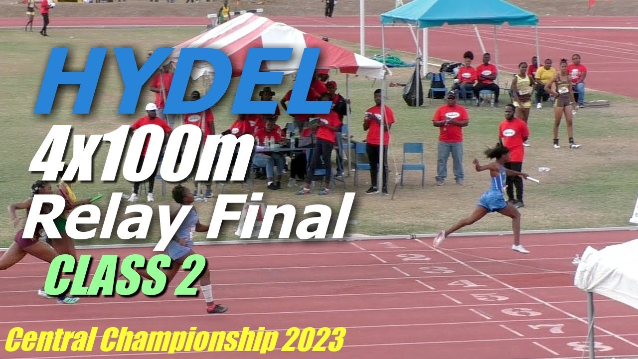 Hydel High School WINS the 4x100m FINAL CLass 2 | Central Champs FINALS ...