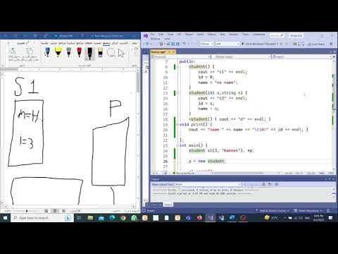 شرح ال Pointers to Objects جزء13 من ماده ال OOP - YouTube