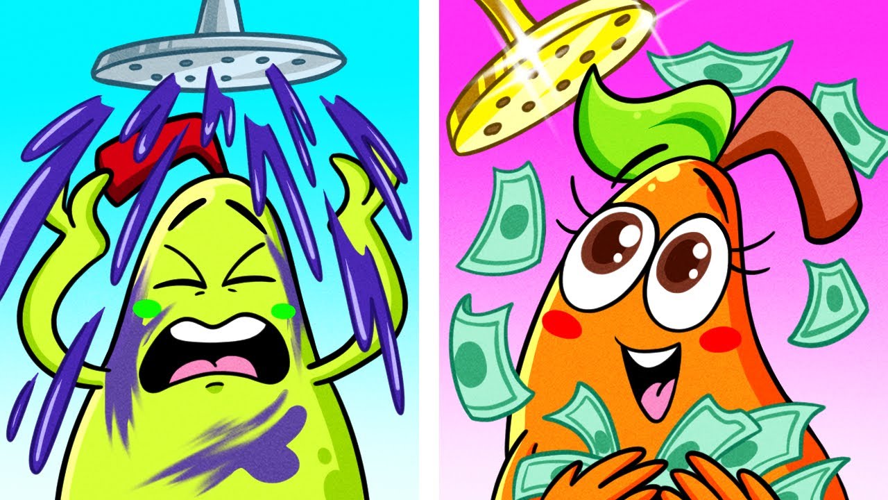 I'm The Most Unlucky Fruit || Best Everyday Fails by Pear Couple - YouTube