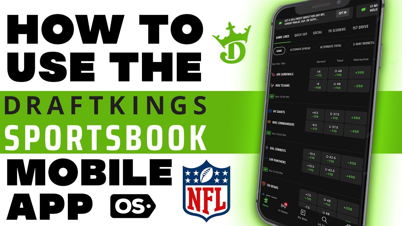 How to Bet NFL on the DraftKings Sportsbook App | Free DraftKings Promo ...