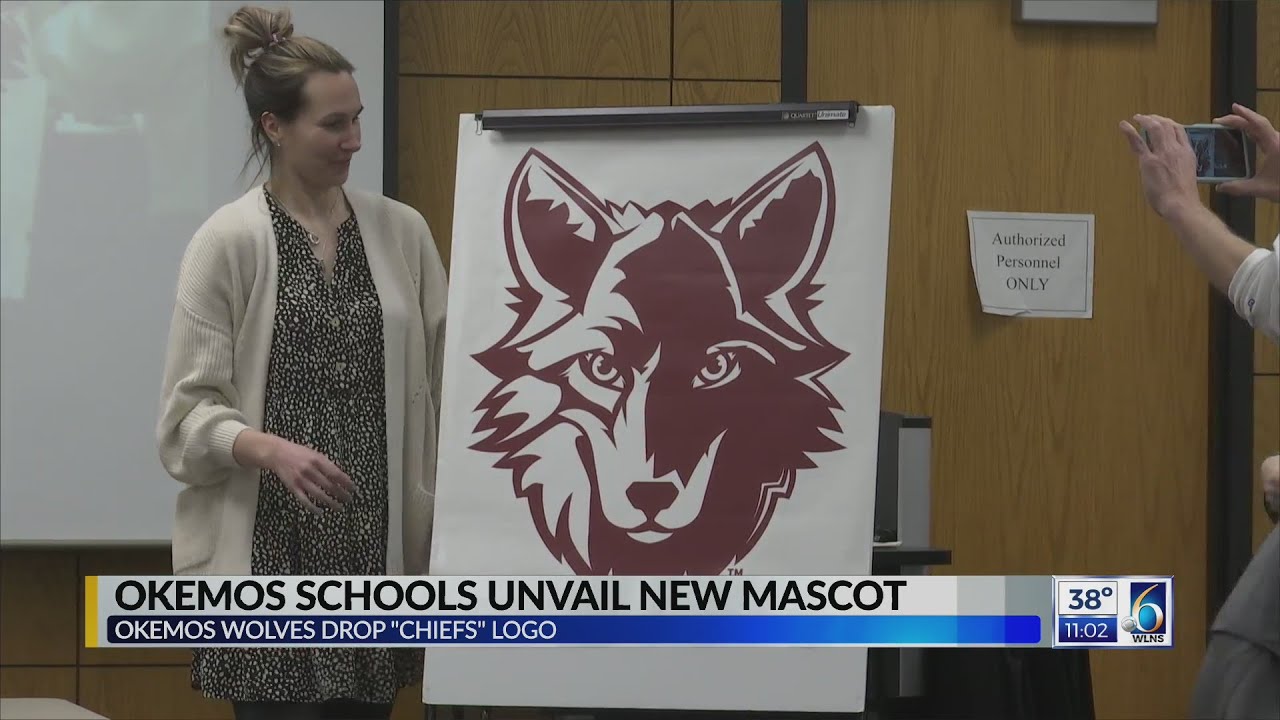 Okemos reveals new "Wolves" logo - YouTube
