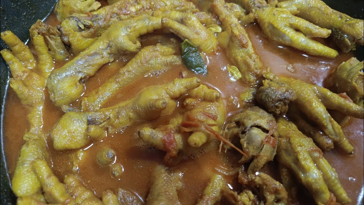 Chicken leg recipe.Chicken feet recipe. Leg curry. - YouTube
