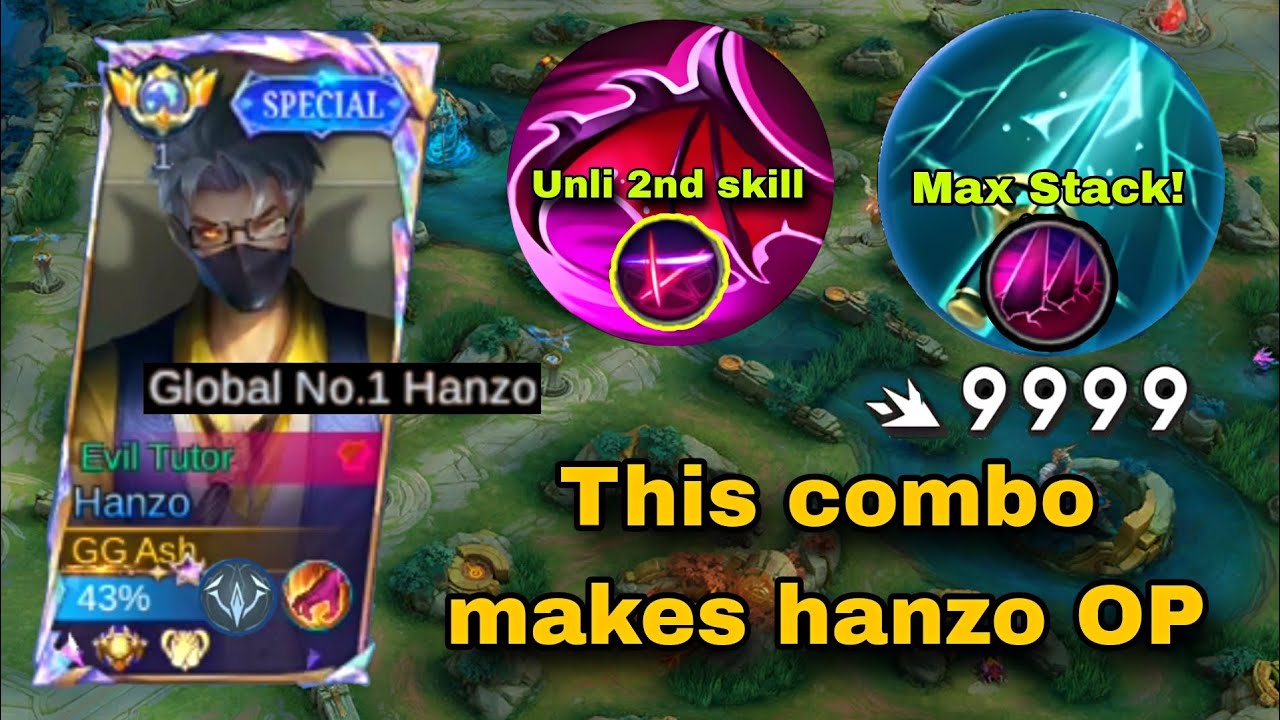 NEW COMBO BUILD MAKES HANZO OP! (hanzo new meta build 2024) - YouTube