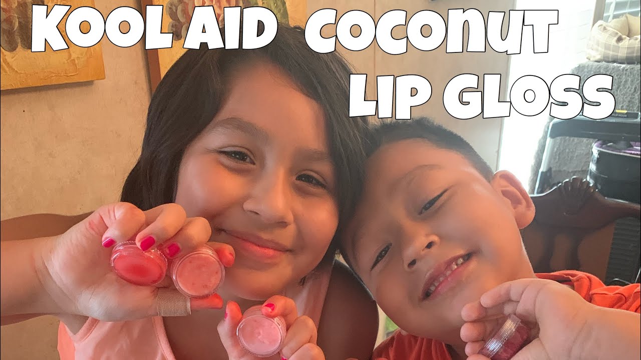 Kool Aid Lip Gloss with Coconut Oil - YouTube