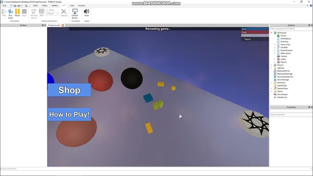 Roblox Studio Test 2016: Prop Hunt - YouTube