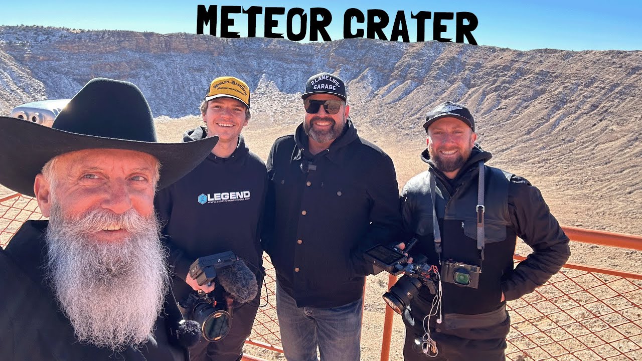 Frozen Motorcycle Tour to Arizona’s Famous Meteor Crater | 4K - YouTube