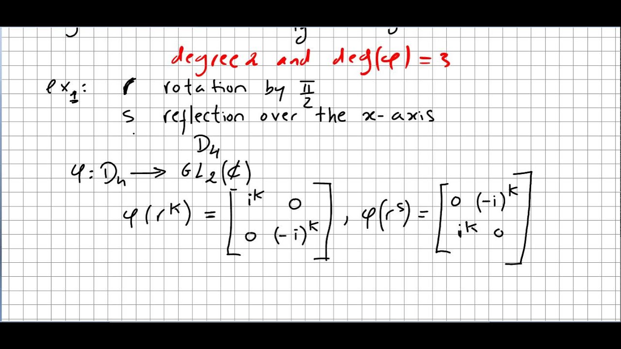 Representation Theory 25, Irreducible Representations (continuation ...