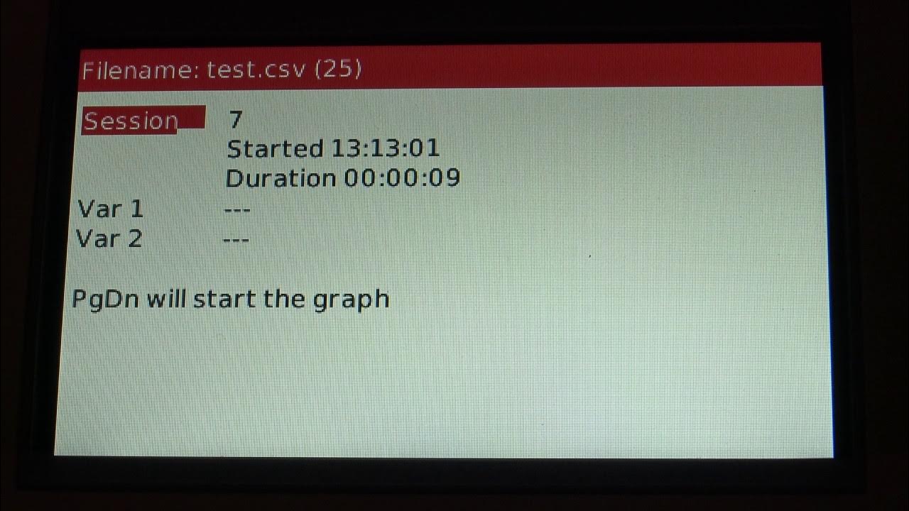 OpenTX Lua log file viewer teaser (poc) - YouTube