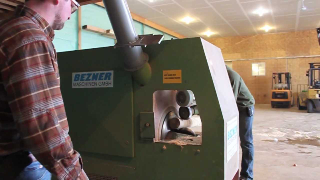 Northern Log Supply Shows the Two Different Types of Hewn Logs - YouTube