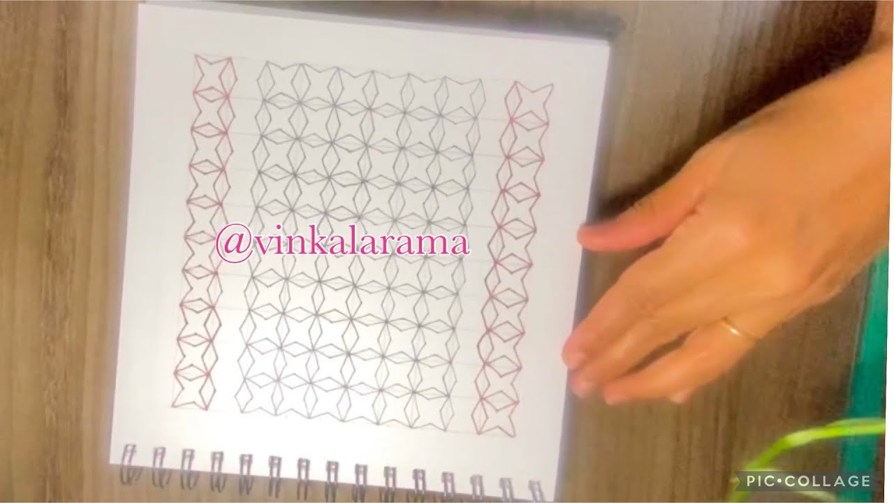 Drawing a single pattern to fill the page #Feliz - YouTube
